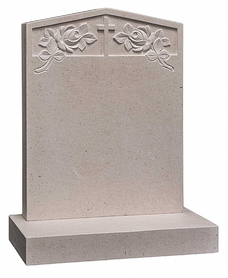 A peon top with hand carved rose and cross. - Churchill Memorials ...
