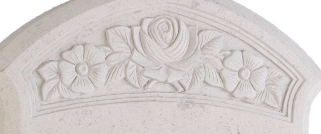 Master craftsman quality carving creates a stunning stone memorial ...